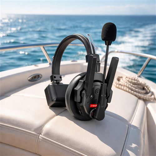 Boat and Marine Wireless Crew Intercom Headset